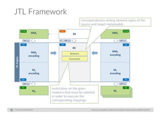 Improved Traceability for Bidirectional Model Transformations - MDETools2018 | PDF
