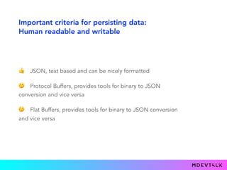 Maxim Zaks: Deep dive into data serialisation | PPT