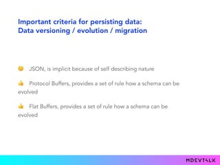 Maxim Zaks: Deep dive into data serialisation | PPT