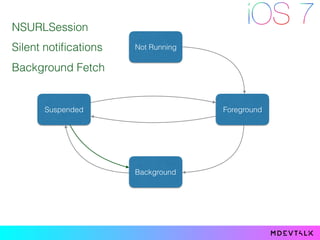 Nikita Tuk: Handling background processes in iOS: problems & solutions | PPT