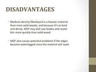 Mdf ppt final | PPT