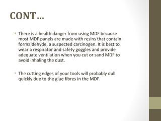 Mdf ppt final | PPT