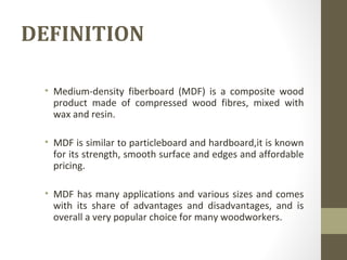 Mdf ppt final | PPT