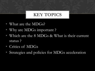 Mdg | PPTX | Debated Sensitive Social Issues | Sensitive Topics