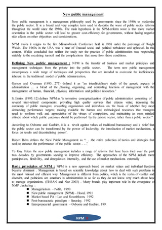 Achieving MDGs through NPM (Bangladesh perspective) | DOCX