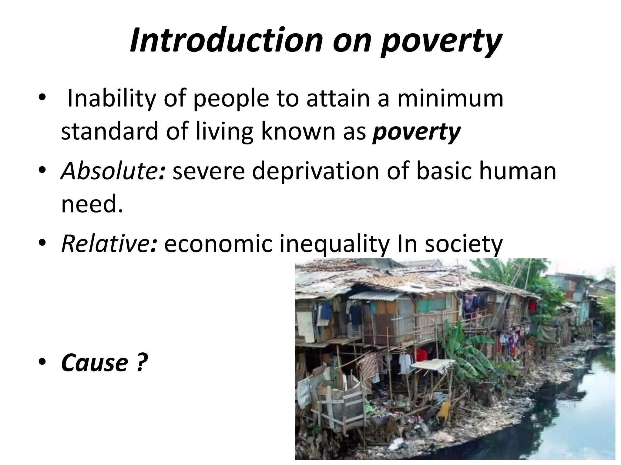 introduction on poverty (community optometry) | PPT