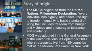 millennium development goals (MDG) | PPTX
