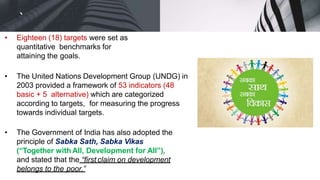 millennium development goals (MDG) | PPTX
