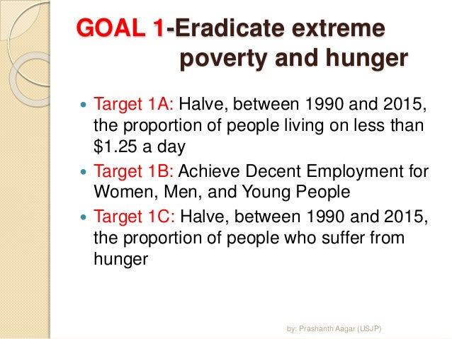 Eradicate Extreem Poverty and Hunger