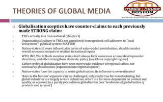 Media and Globalisation Theories and Principles | PPTX