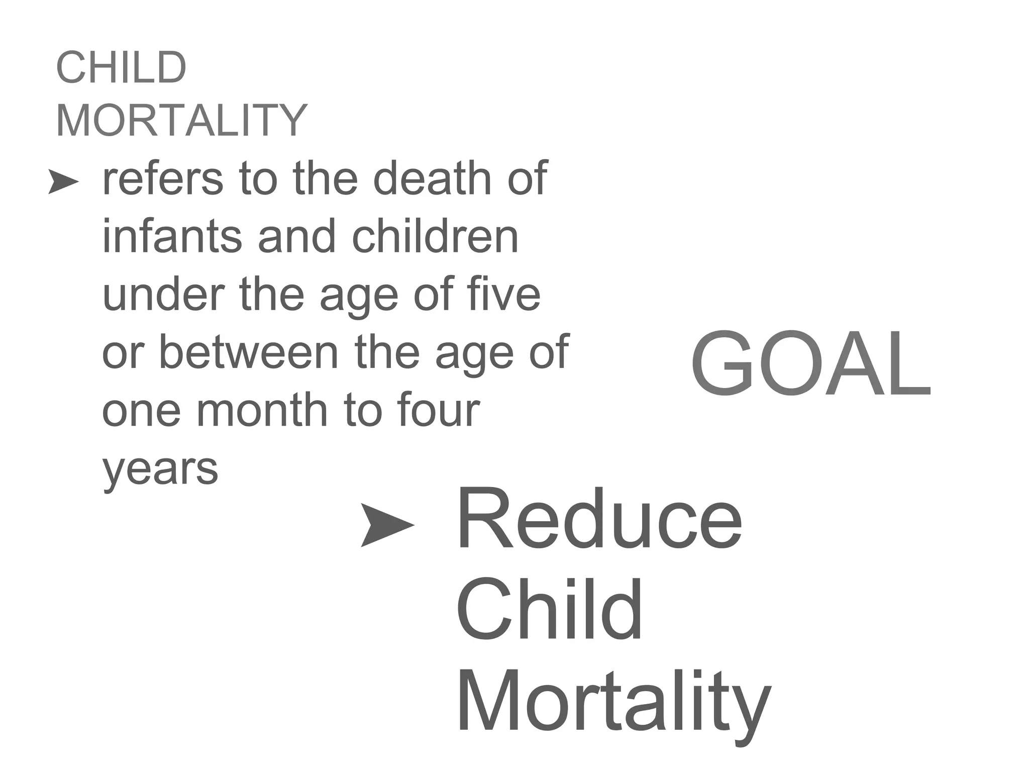 Mdg4: Reduce Child Mortality | PPTX