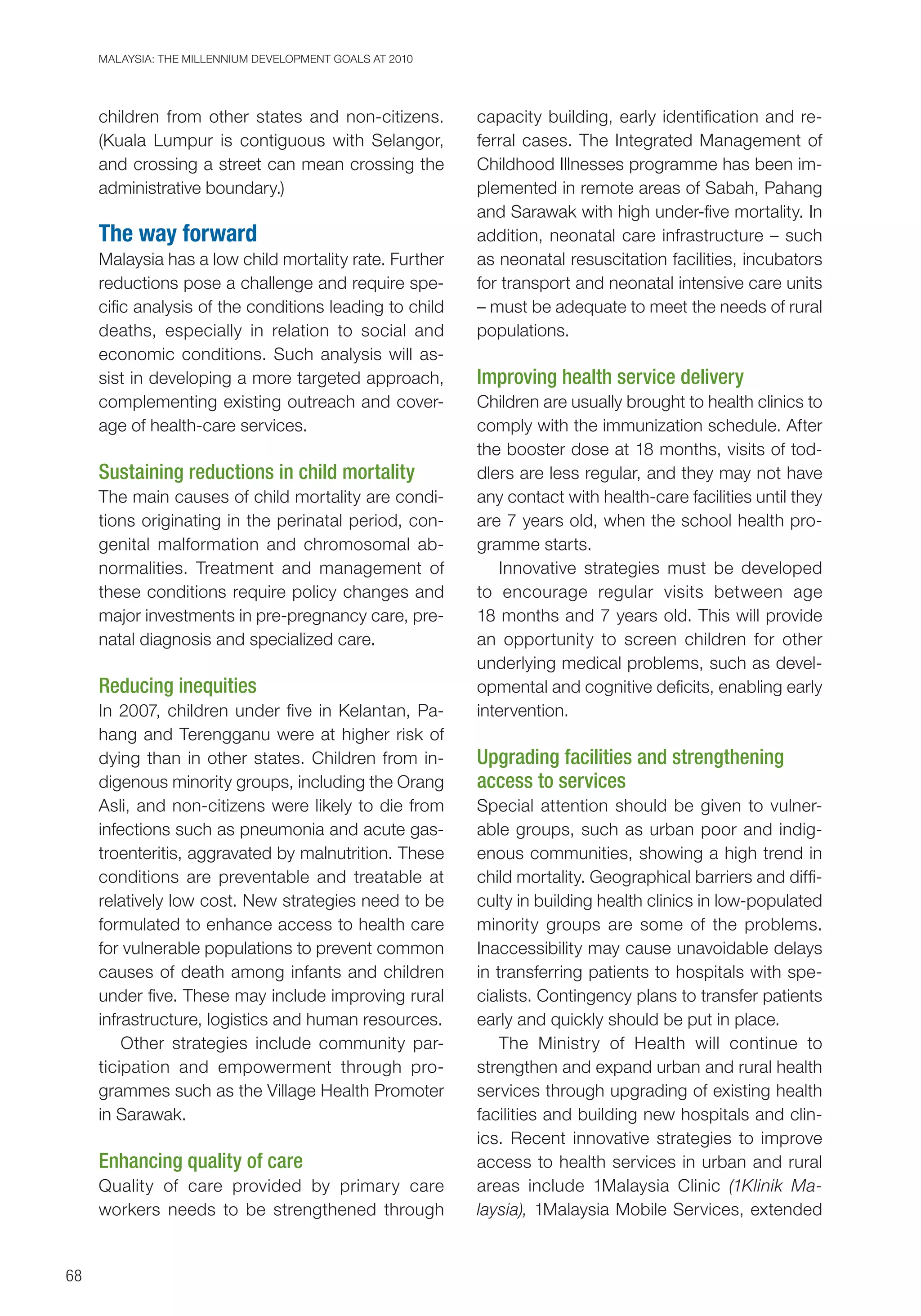 Mdg 4 reduce child mortality | PDF | Infectious Diseases | Diseases and ...