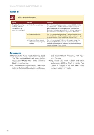 Mdg 4 reduce child mortality | PDF
