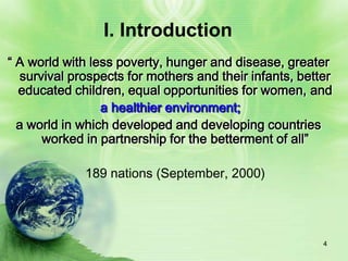 Millennium Development Goal 7: Ensure Environmental Sustainability | PPTX