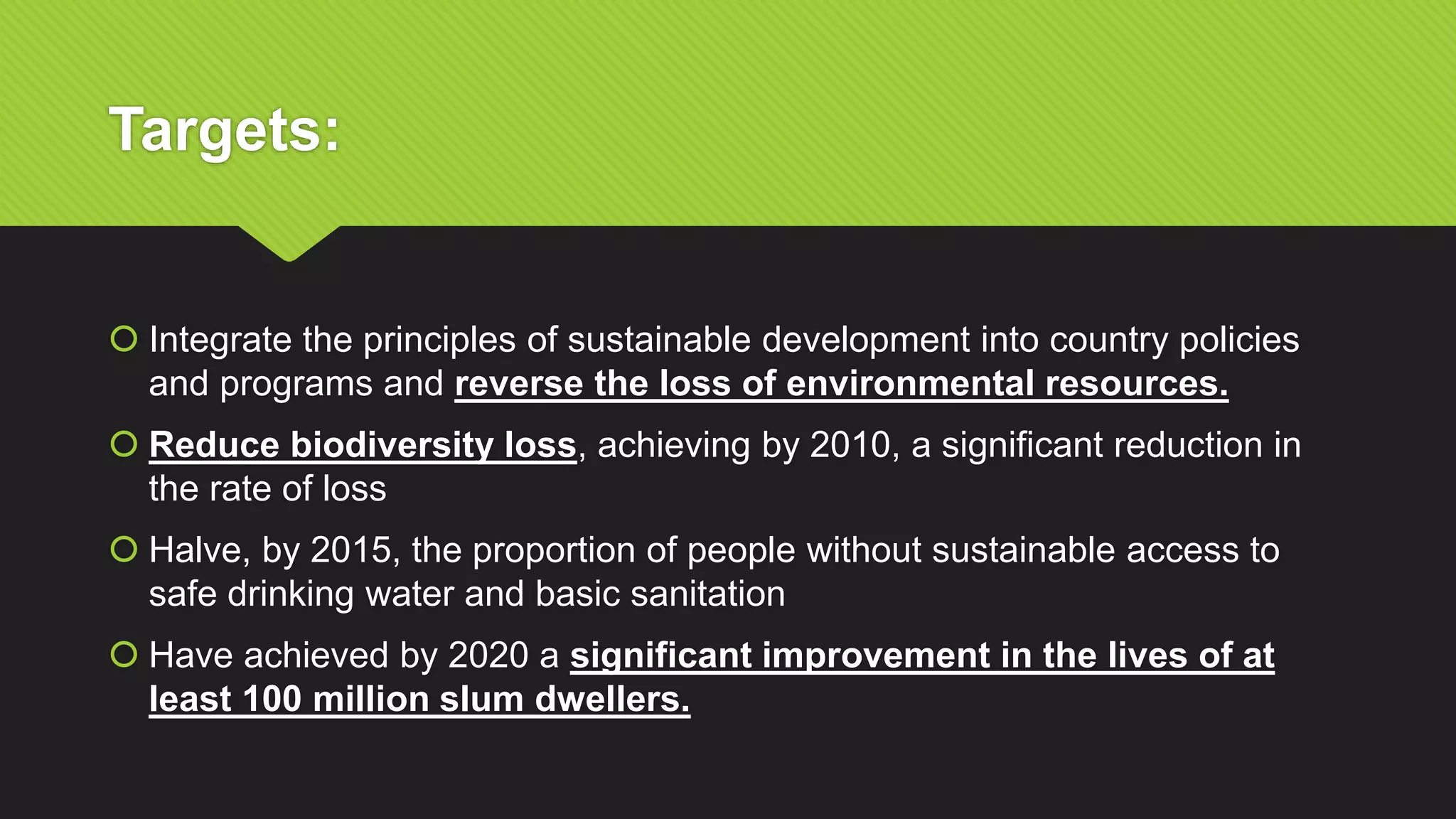 Mdg7: Ensure Environmental Sustainability | PPTX