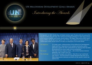 2009 MDG Awards Presentation | PDF