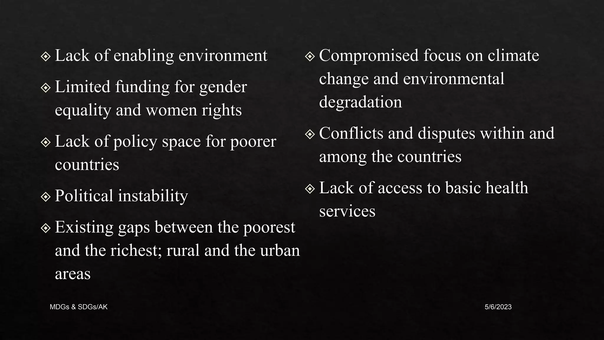 MDG and SDG Goals.pptx