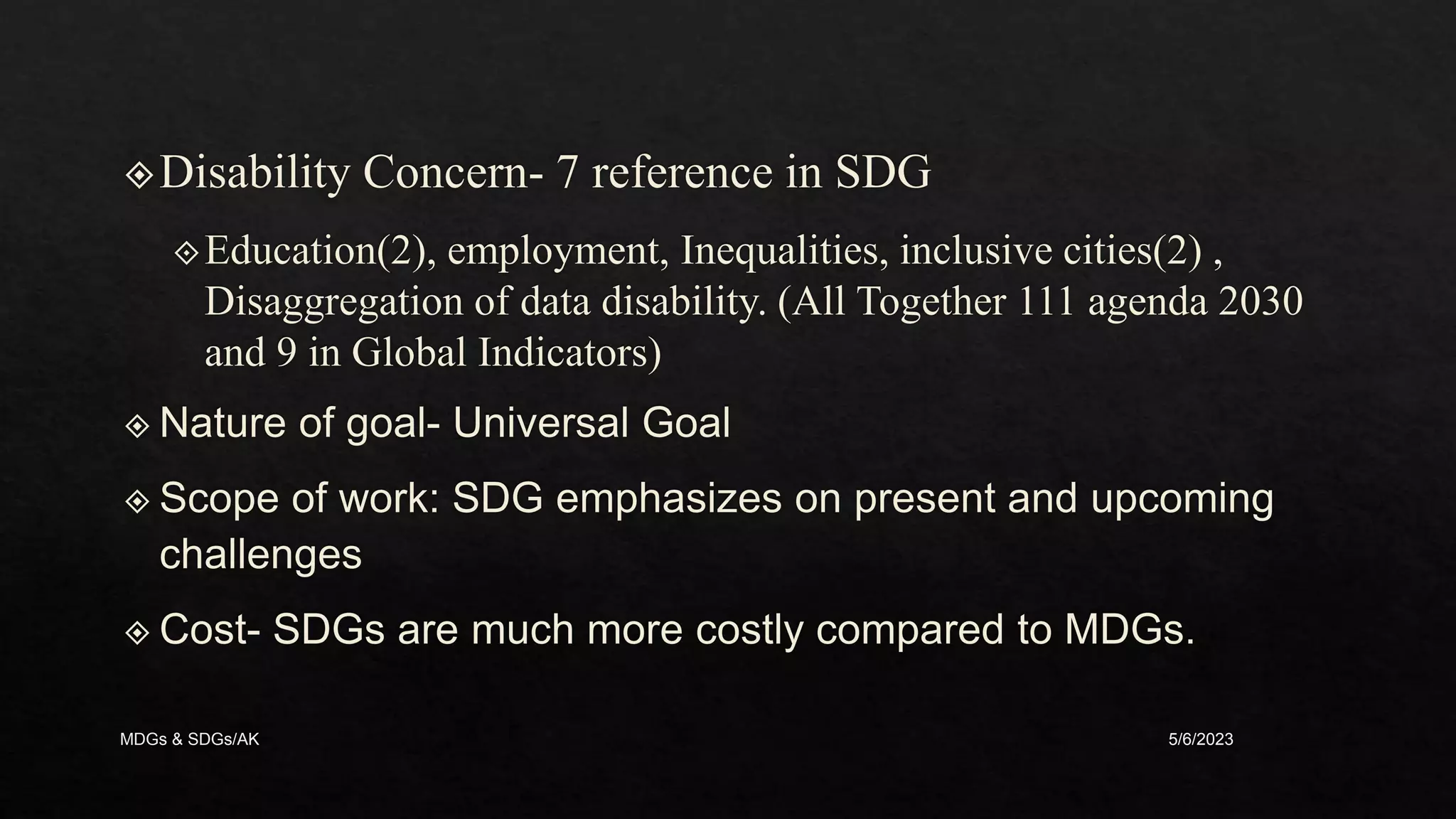 MDG and SDG Goals.pptx