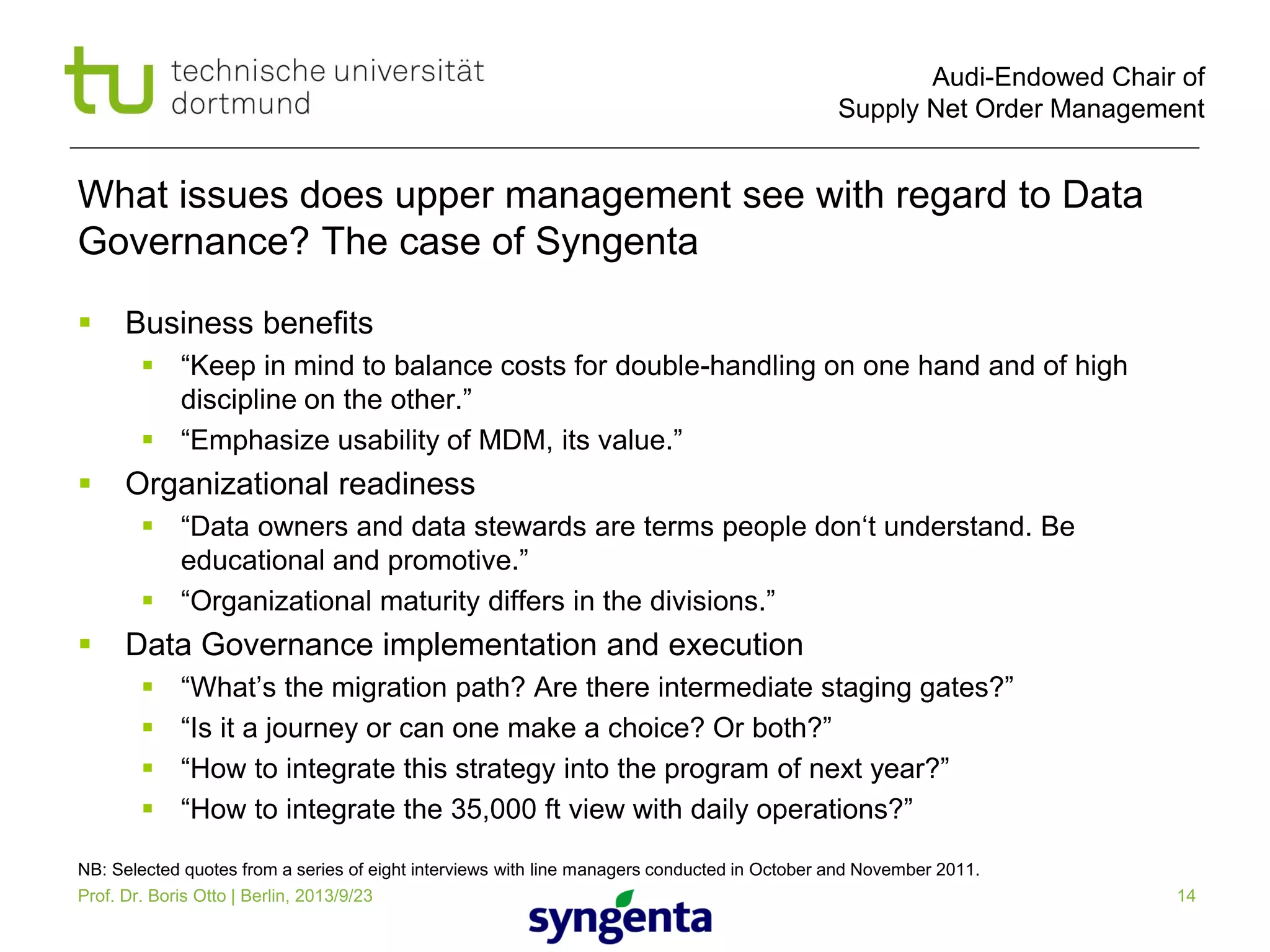 Master Data Governance Best Practices | PDF