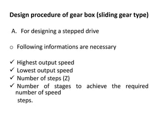 Design of Gear Box | PPTX