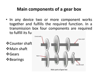 Design of Gear Box | PPTX