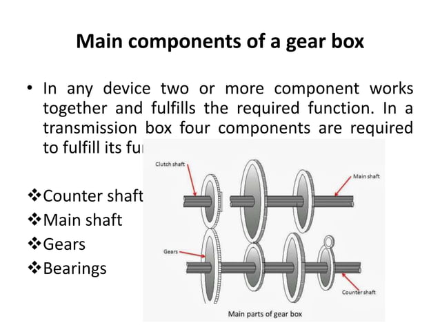 Design of Gear Box | PPTX