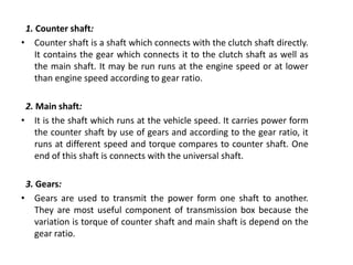 Design of Gear Box | PPTX