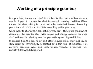 Design of Gear Box | PPTX