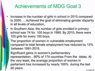 Mdg goals 1-4 ppt | PPT