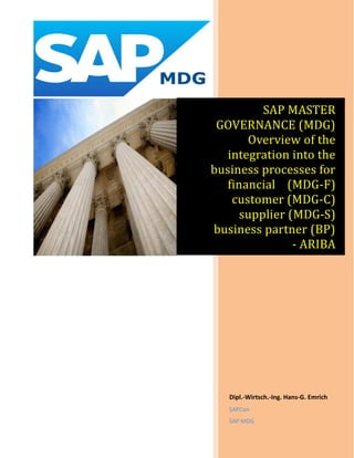 MDG GUIDE SAP GOVENANCE LEARN PRACTICE ANYONE | PDF