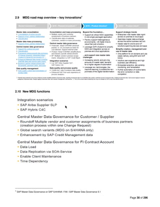 MDG GUIDE SAP GOVENANCE LEARN PRACTICE ANYONE | PDF