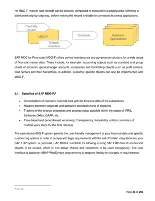 MDG GUIDE SAP GOVENANCE LEARN PRACTICE ANYONE | PDF