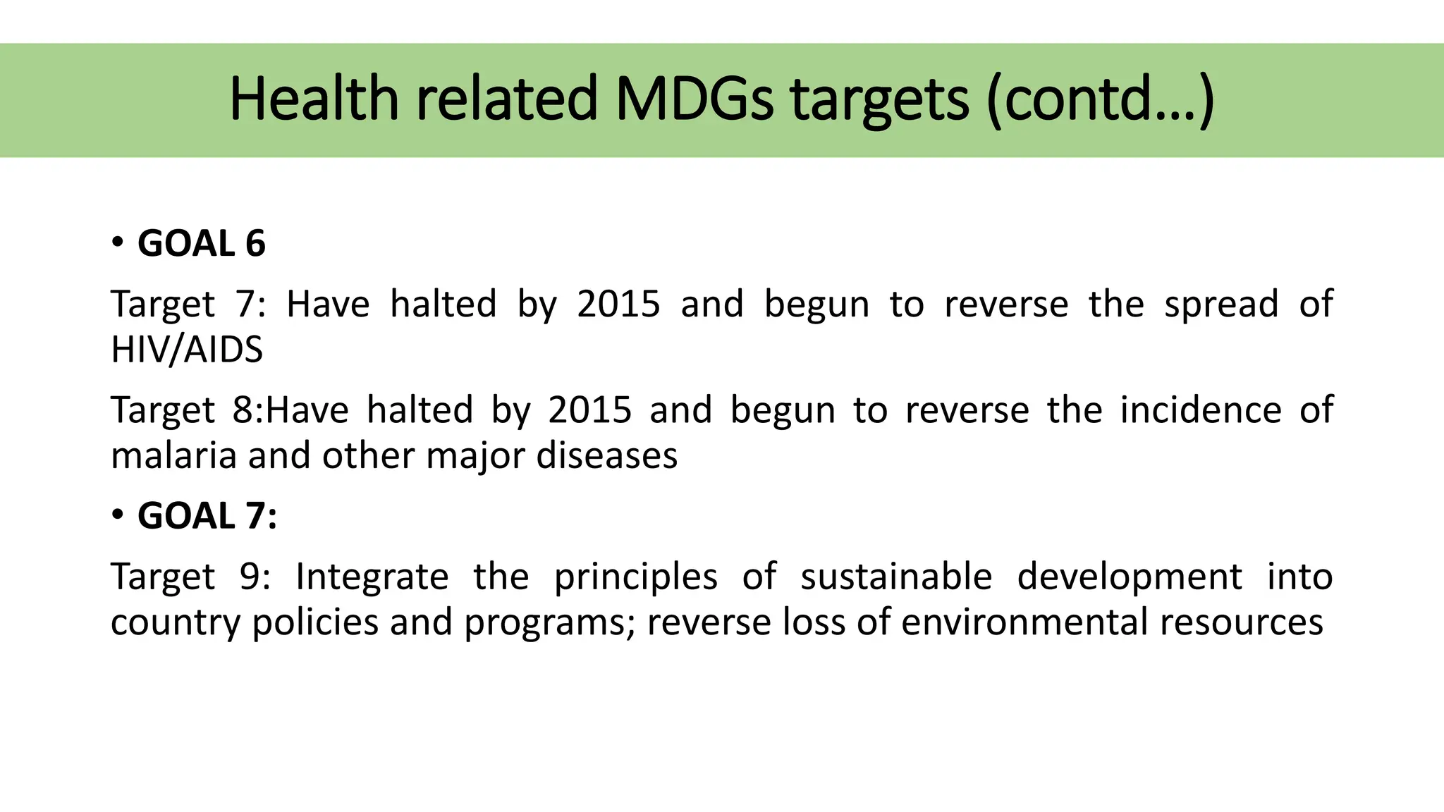 Millennium Development Goals & Sustainable Development Goals | PPTX