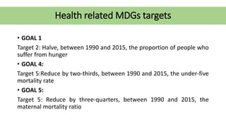 Millennium Development Goals & Sustainable Development Goals | PPTX