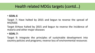 Millennium Development Goals & Sustainable Development Goals | PPTX