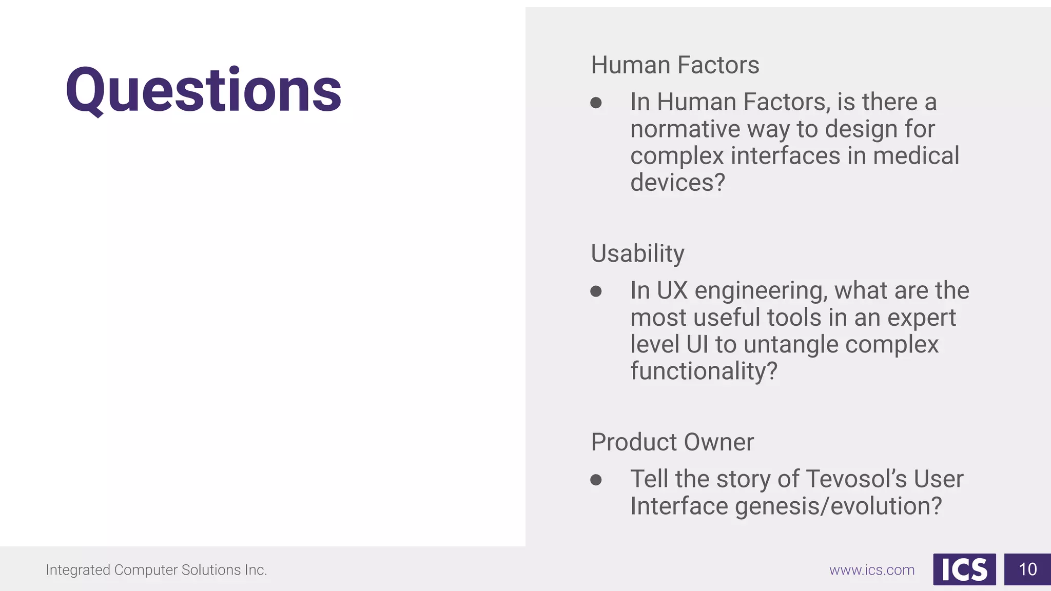 MDG Panel - Creating Expert Level GUIs for Complex Medical Devices | PDF