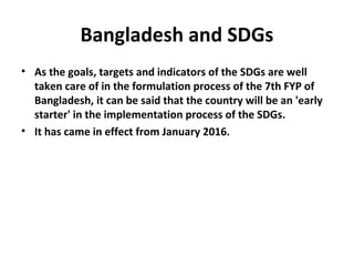 MDG Bangladesh Update | PPT