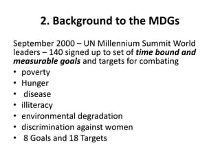 Mdgs and health | PPTX | Debated Sensitive Social Issues | Sensitive Topics