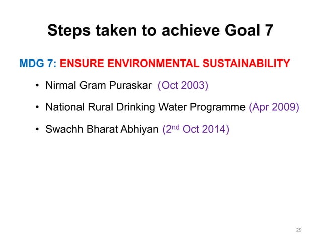 Sustainable Development Goals (SDGs) Millennium Development. Goals ...