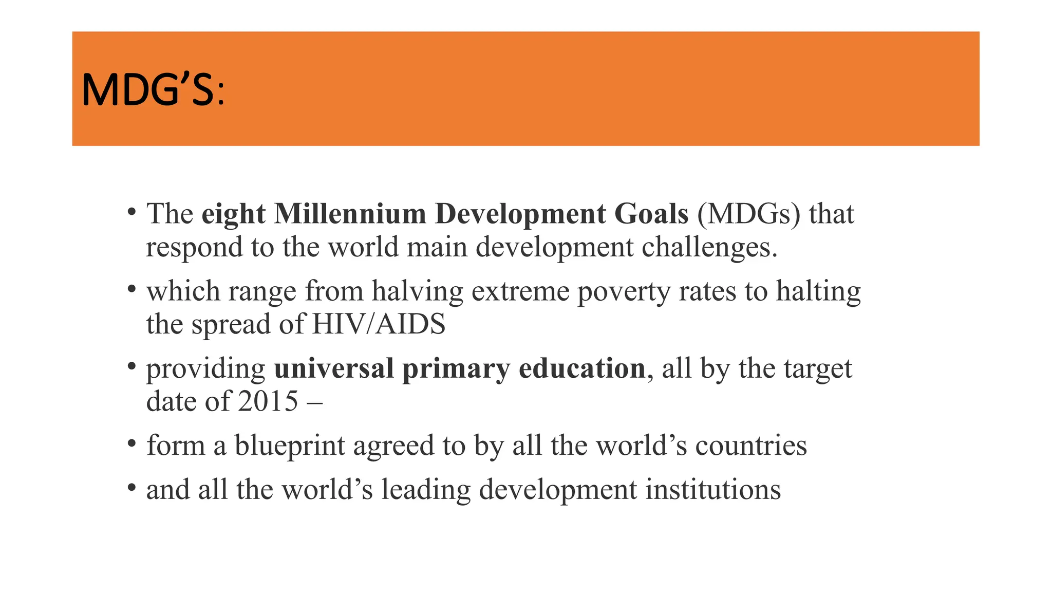 Millennium Development Goals goals -pptx | PPTX