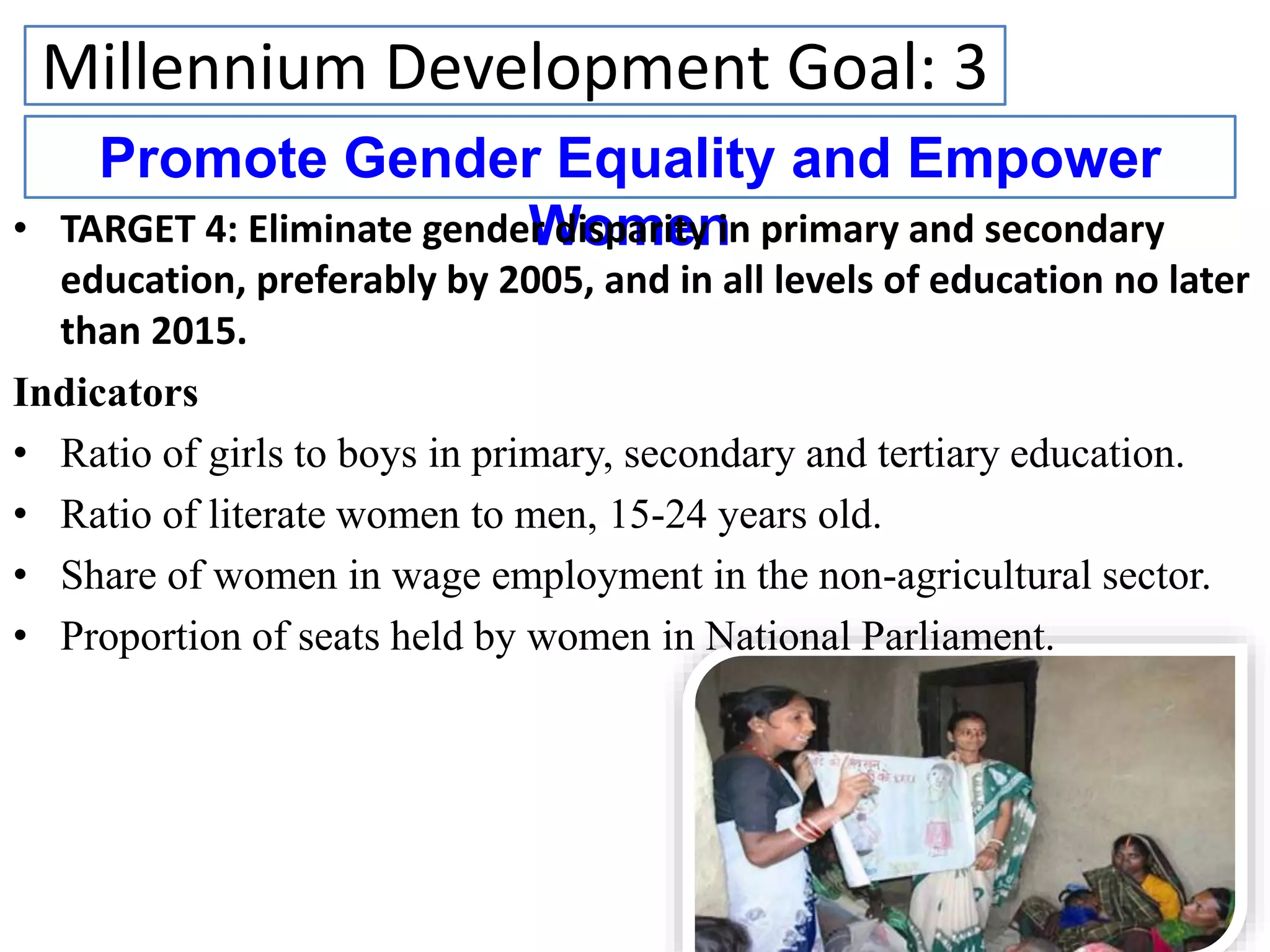 Millennium development goals | PPTX
