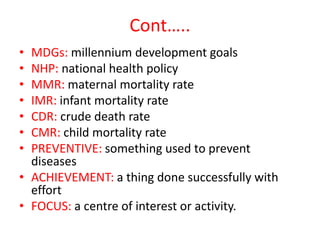 Millennium Development Goals 2000 MDGs | PPTX