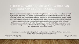 Promote Gender Equality and Empower Women | PPT