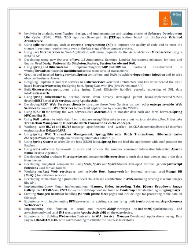 Full stack Java Developer | PDF