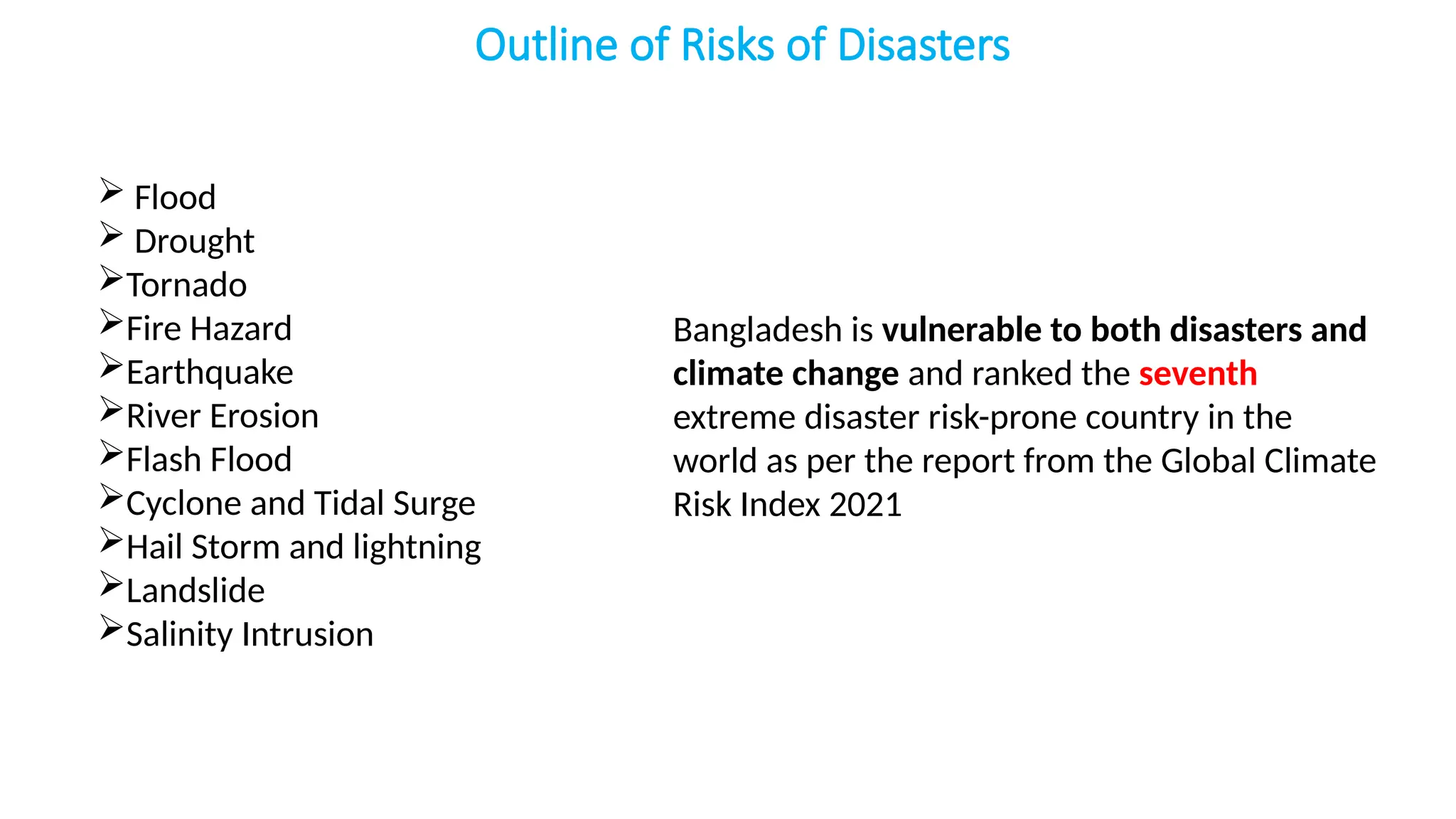 introduction about disaster risk reduction | PPT