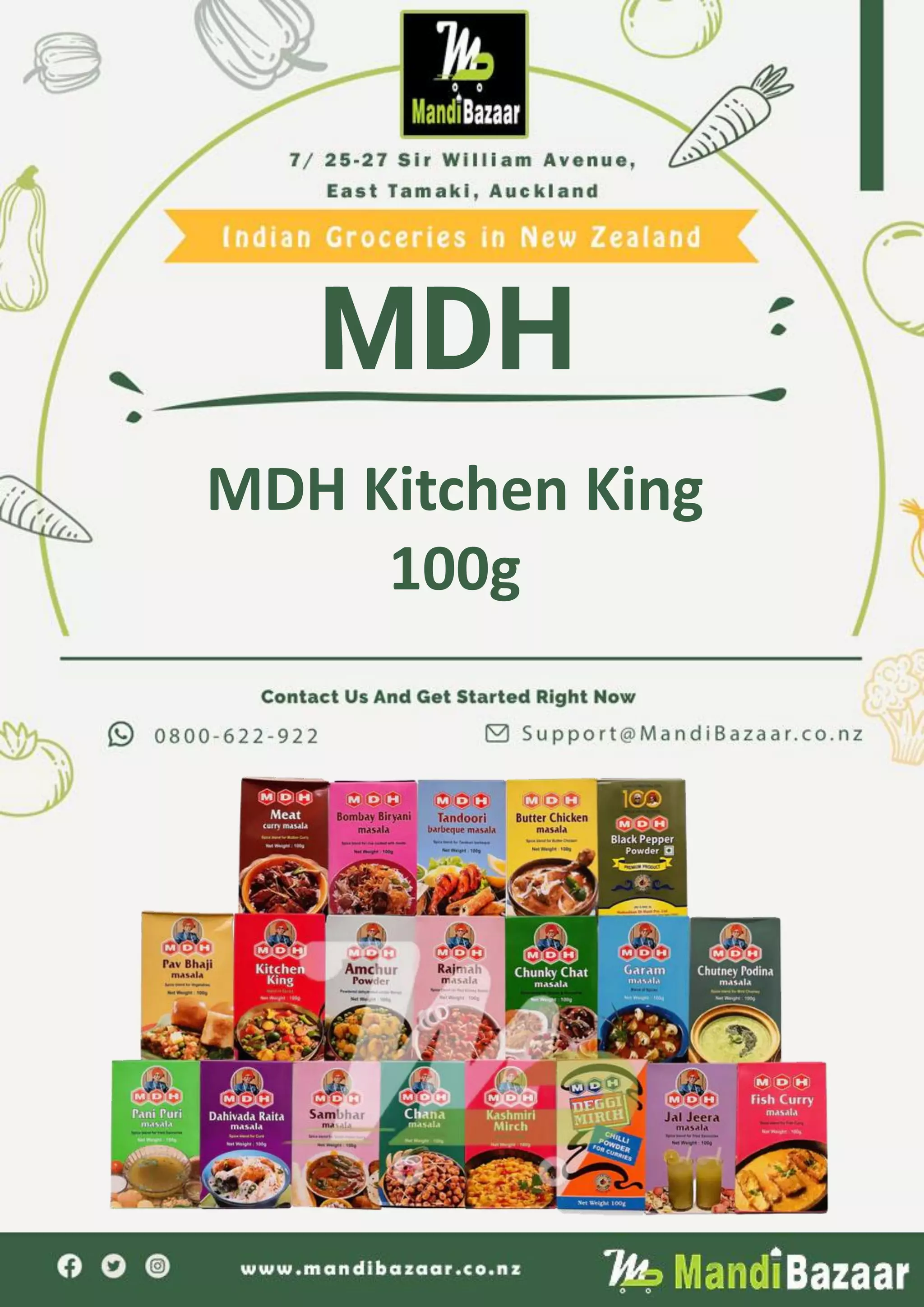 MDH Kitchen King 100g - Mandi Bazaar