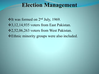 election of 1970 and liberation in 1971 showing slide | PPTX