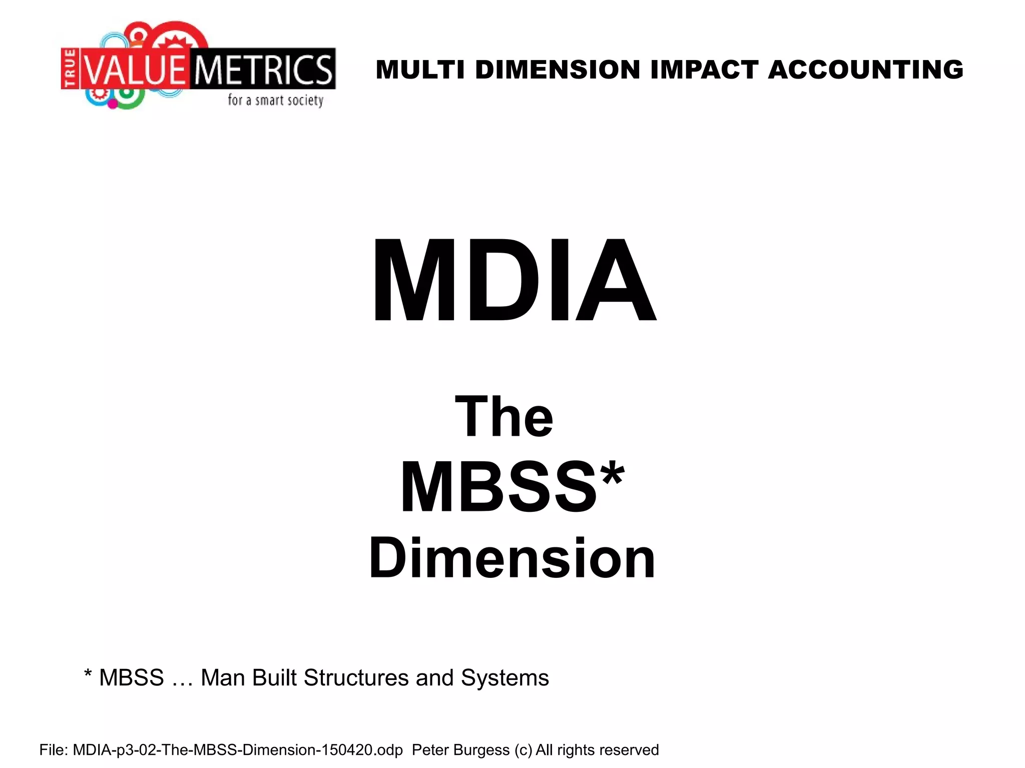 Mdia p3-02-the-mbss-dimension-150420 | PPT