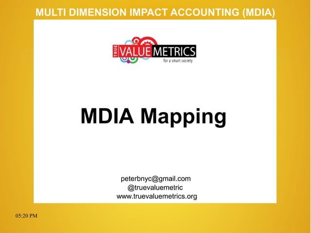 MDIA Mapping (140517) | PPT