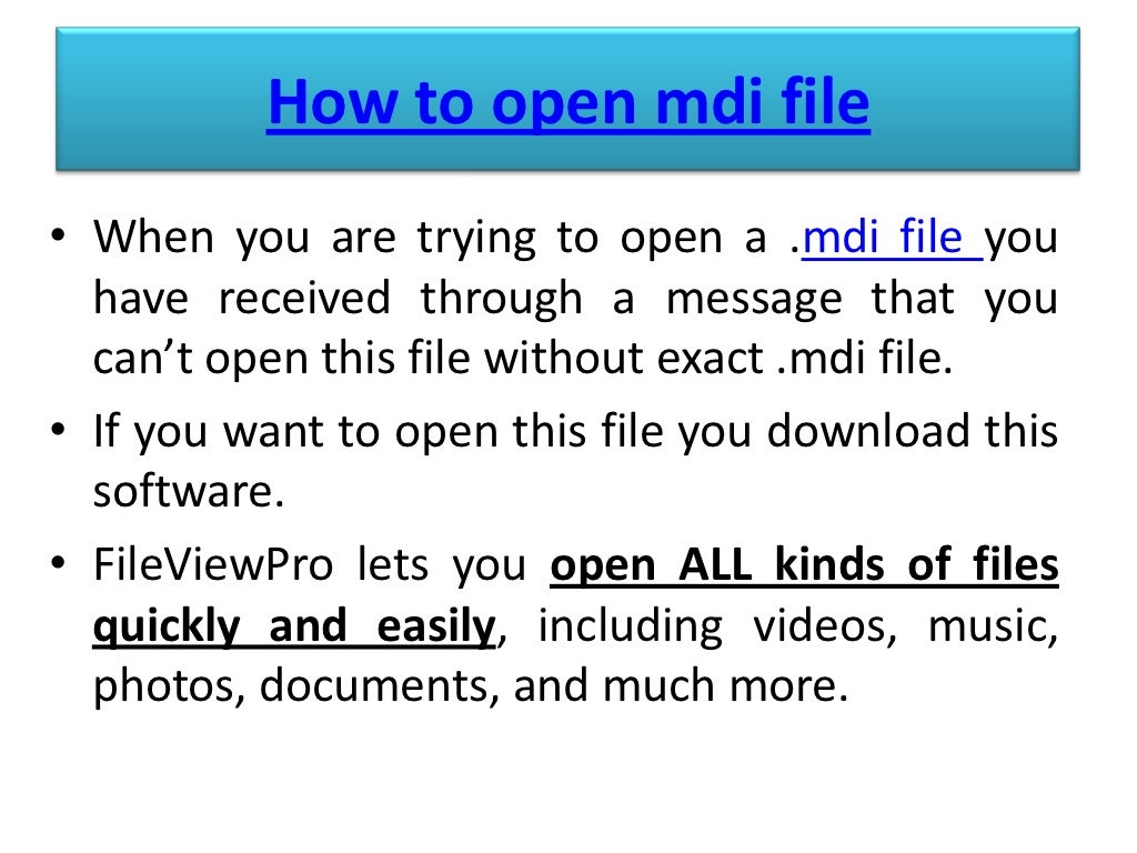 Mdi file converter,how to open mdi file